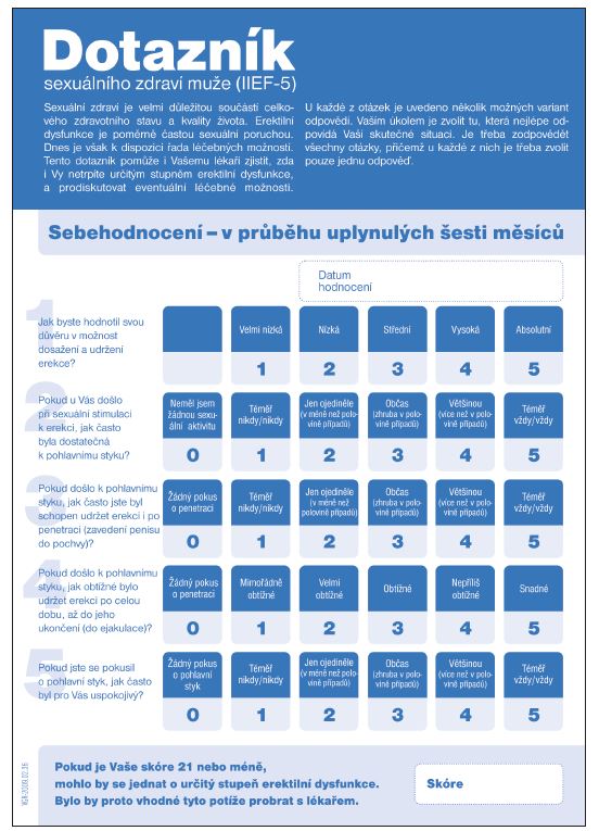 Hodnocení erektilní dysfunkce po roboticky asistované radikální ...